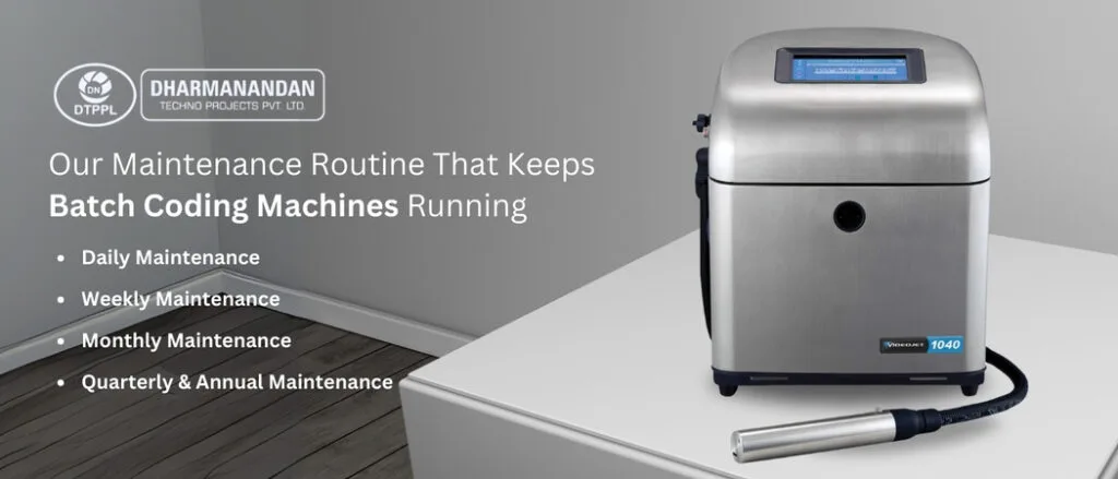 Laser Batch Coding Machine - Preventive Maintenance