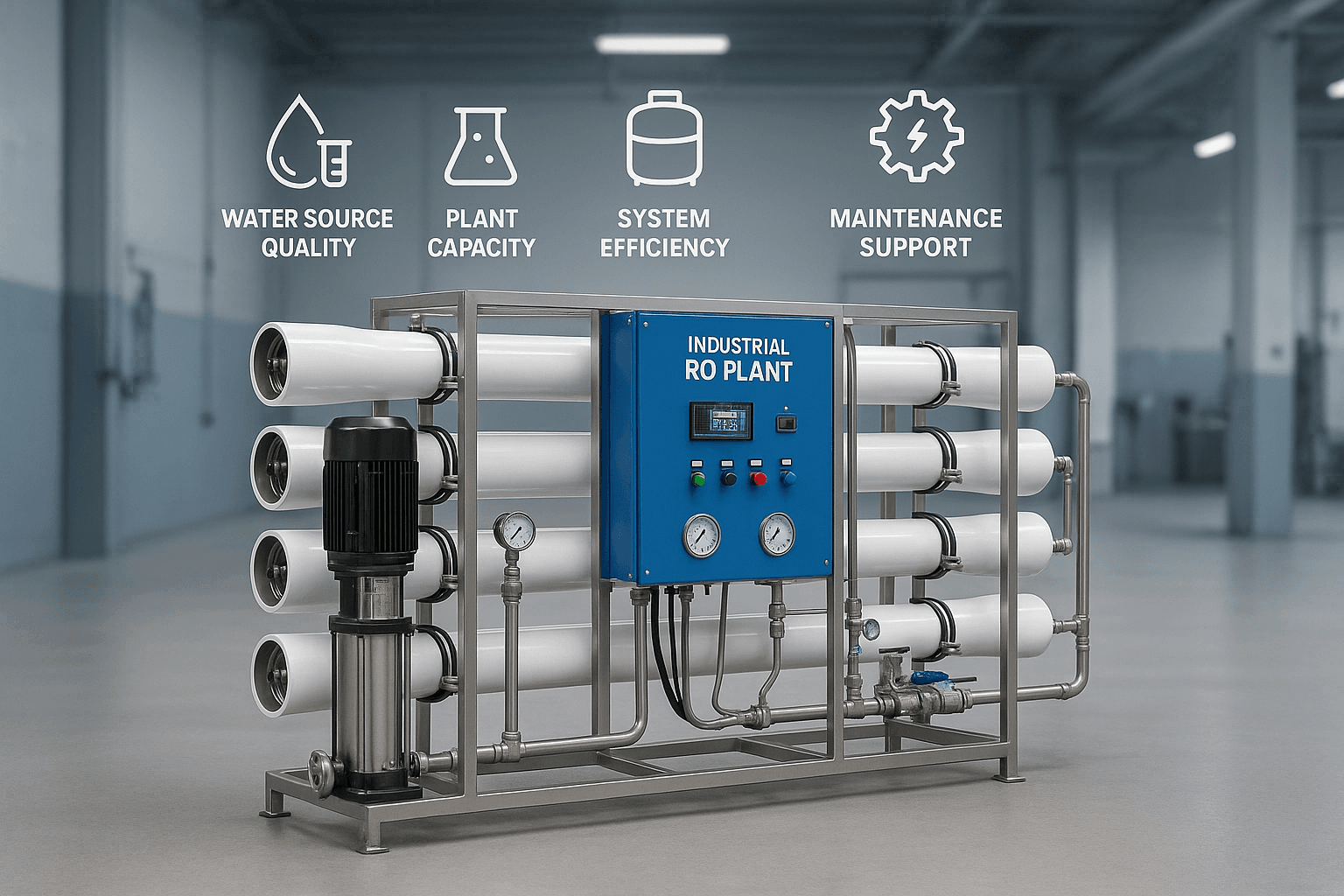 Industrial & Commercial RO Plants – FAQs, Cost, Setup, Maintenance Guide